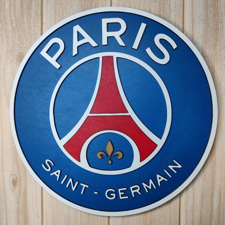 PSG-1 Handmade Wooden Color Crest – Pop Art India