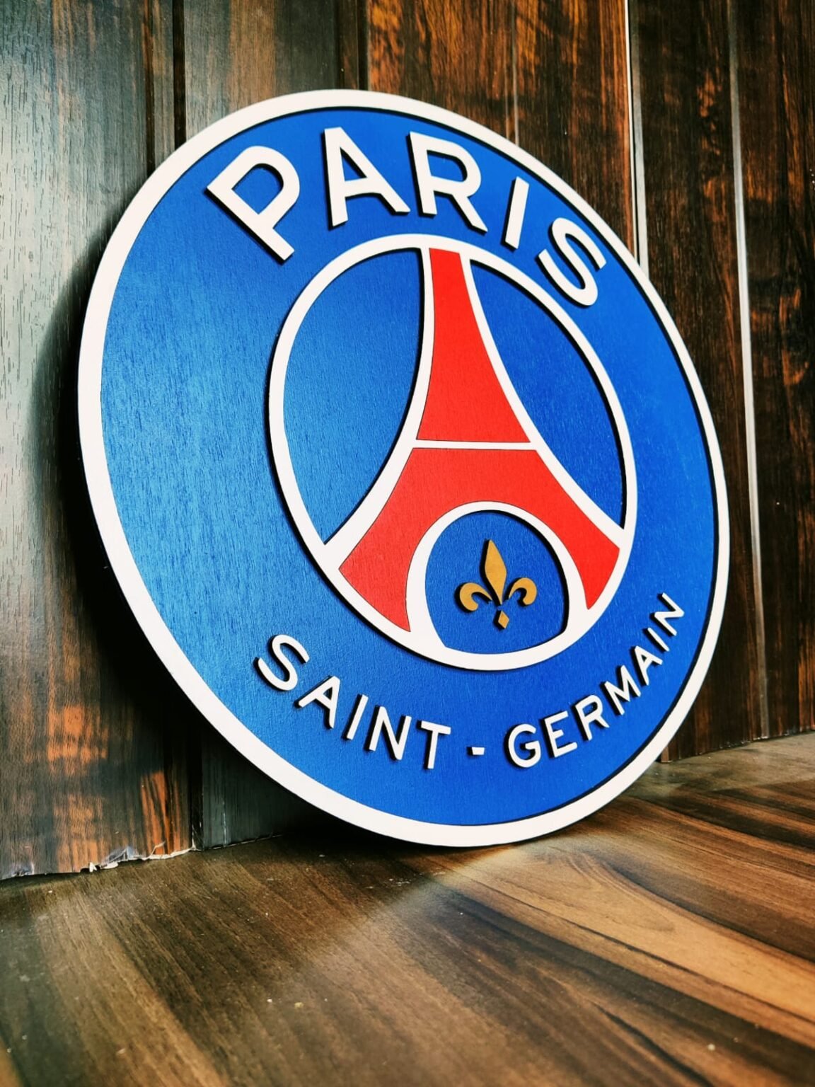 PSG Handmade Wooden Color Crest – Pop Art India